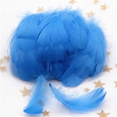 Окрашенные гусиные перья SWANFeathers 4-15 см