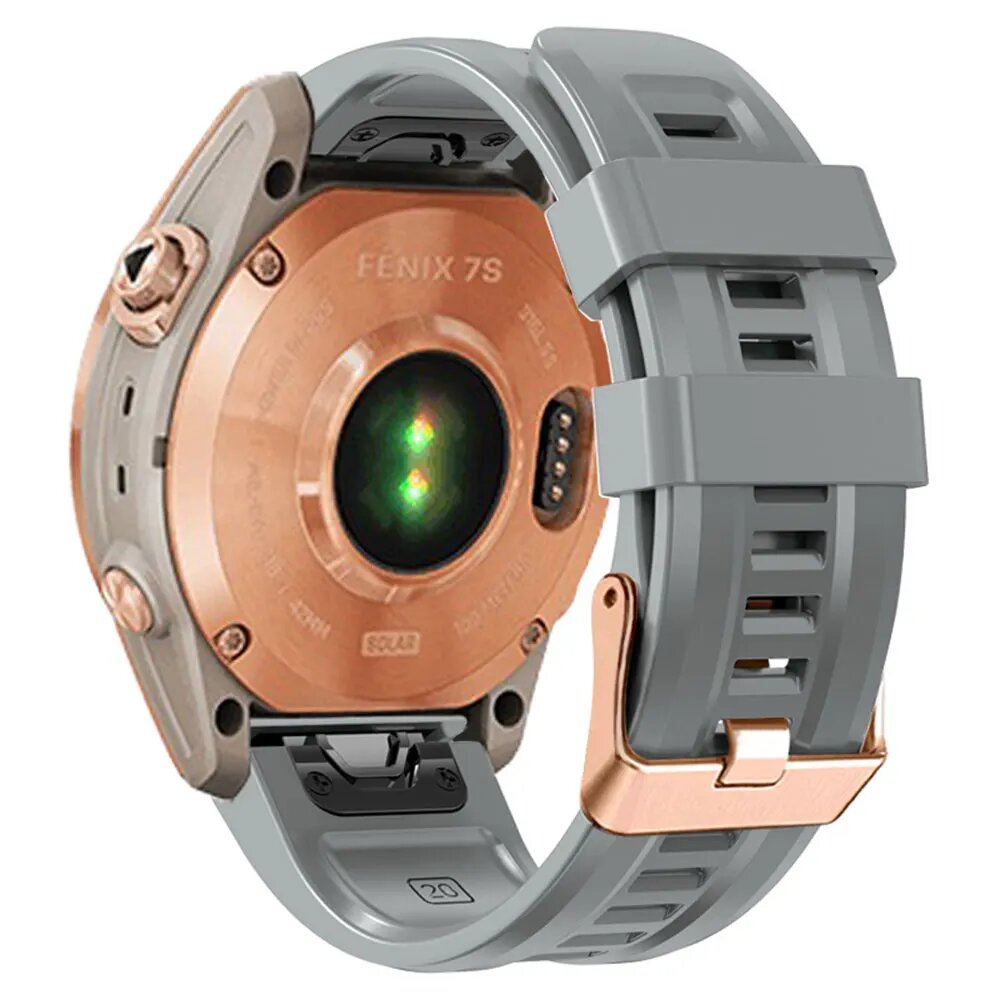 Garmin Fenix 7S, серый ремешок, gray 2