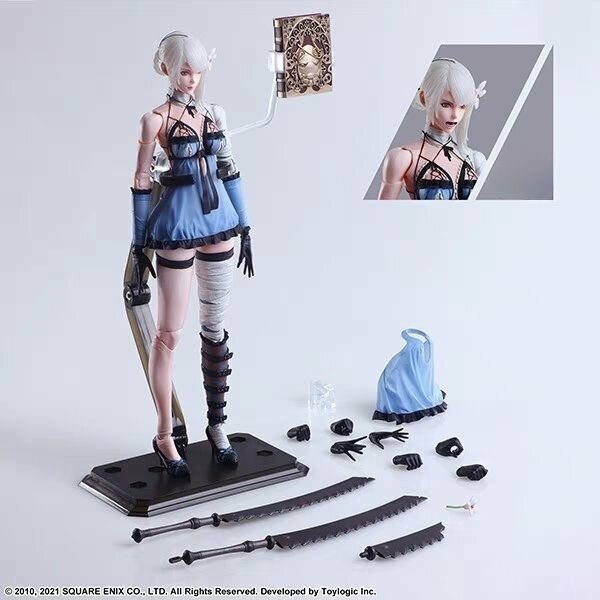 Square Enix Bring Arts фигурка/NIER Replicant"kaine" подвижные фигурки (18CM)