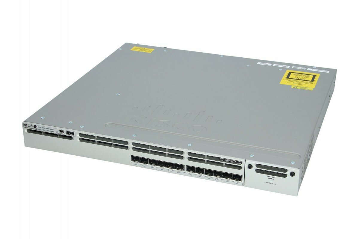 Коммутатор CISCO WS-C3850-12S-E 12хSFP 1 Гбит/с — фото 1