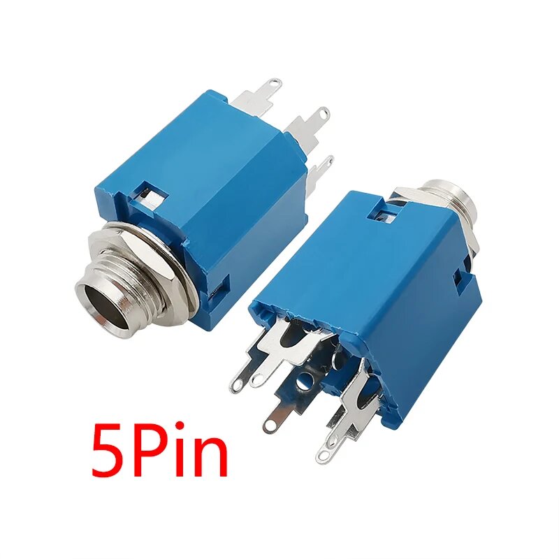 5 шт. Аудиоразъем 5Pin синий