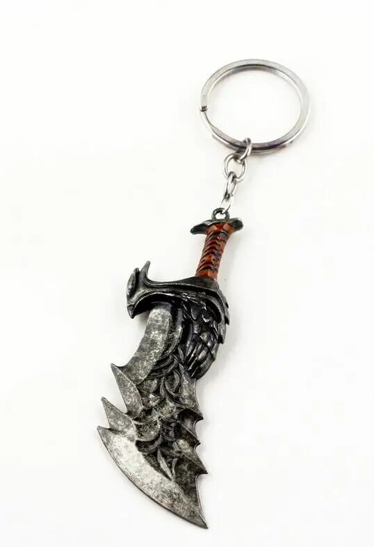 Брелок God of War Leviathan, серебряный