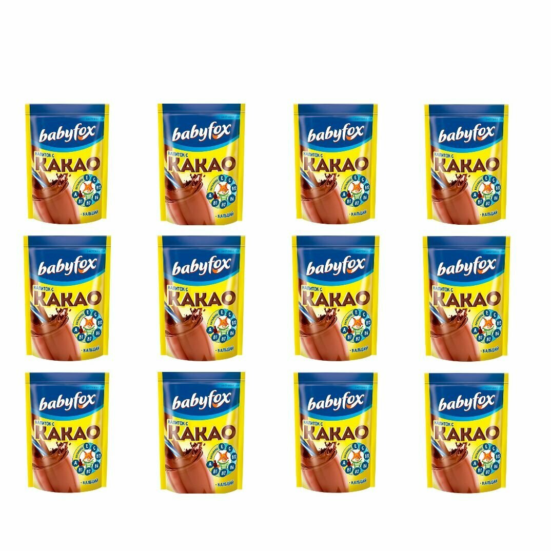 BabyFox Напиток с Какао, 135 гр, 12 уп.