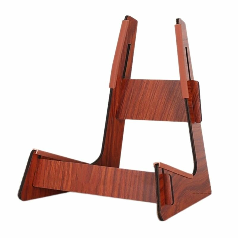 Подставка для укулеле, портативная деревянная стойка гитары, L-образная рамка, держатель музыкальных инструментов с мягкой стороной скрипок