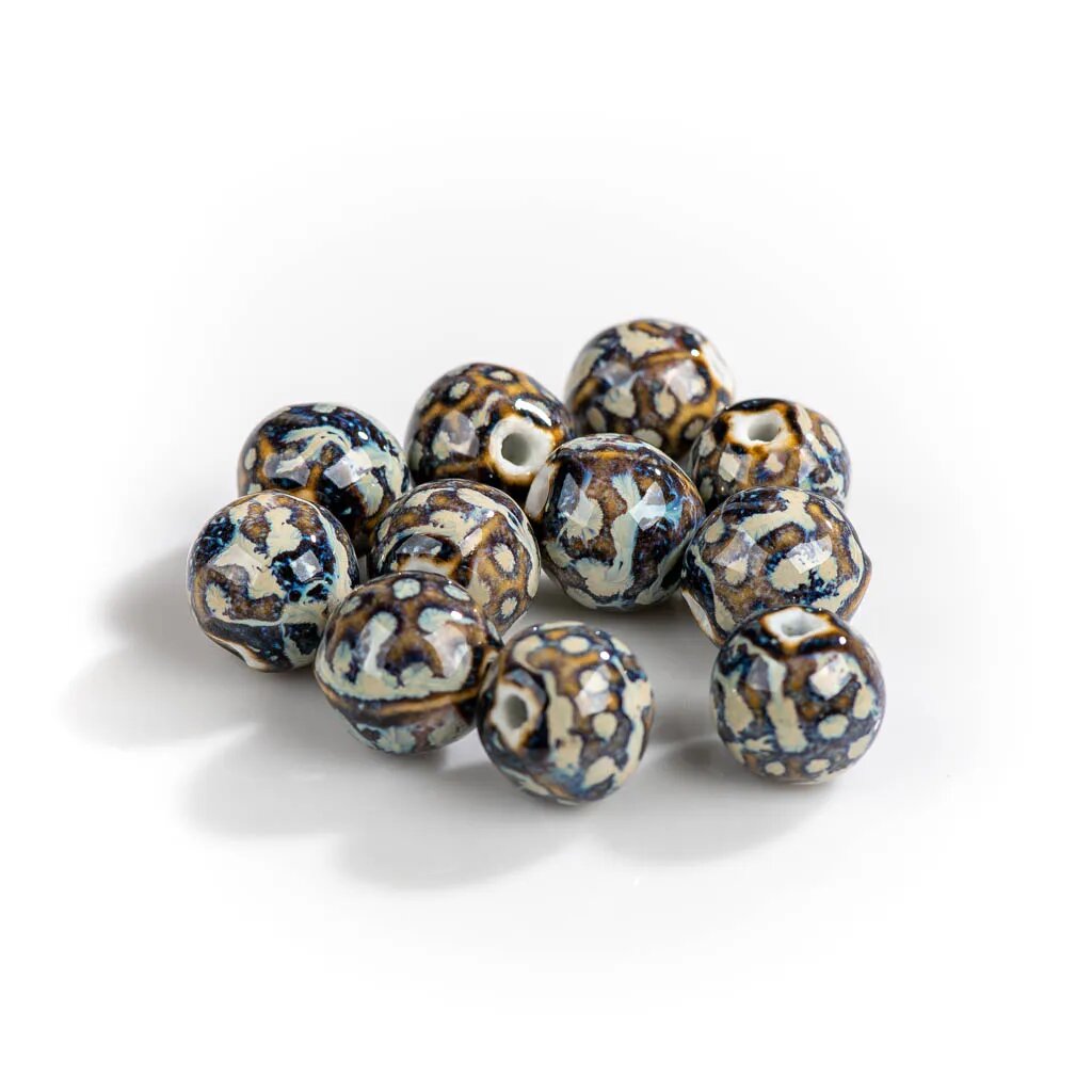 10 шт. леопардовые керамические бусины Midofare 10pcs-15mm-XN2683