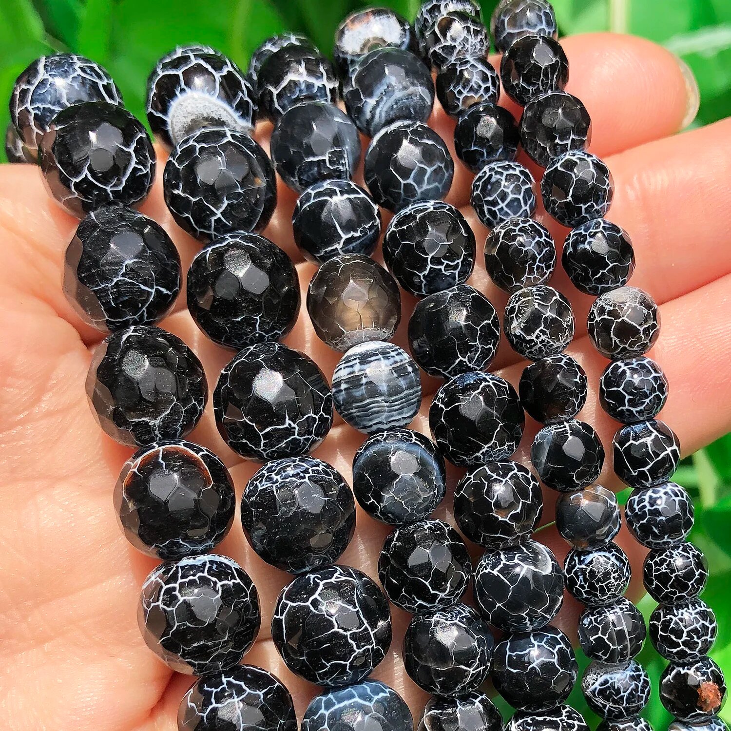 Натуральные бусины агата Xilitata 6 8 10 мм 6mm (approx 61pcs)