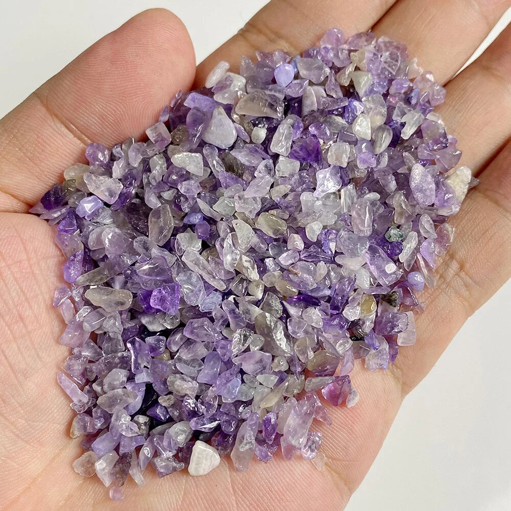 Аметистовые камешки Vinswet для дома и аквариума 50G, Amethyst