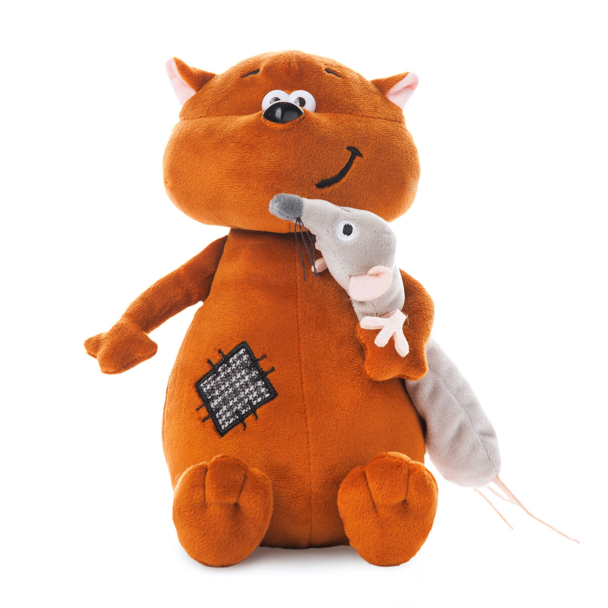 Мягкая игрушка Котэ с мышкой Maxitoys ДуRашки, 25 см