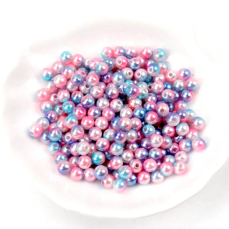 Бусины розовые 10 мм, 50шт, Color: 113