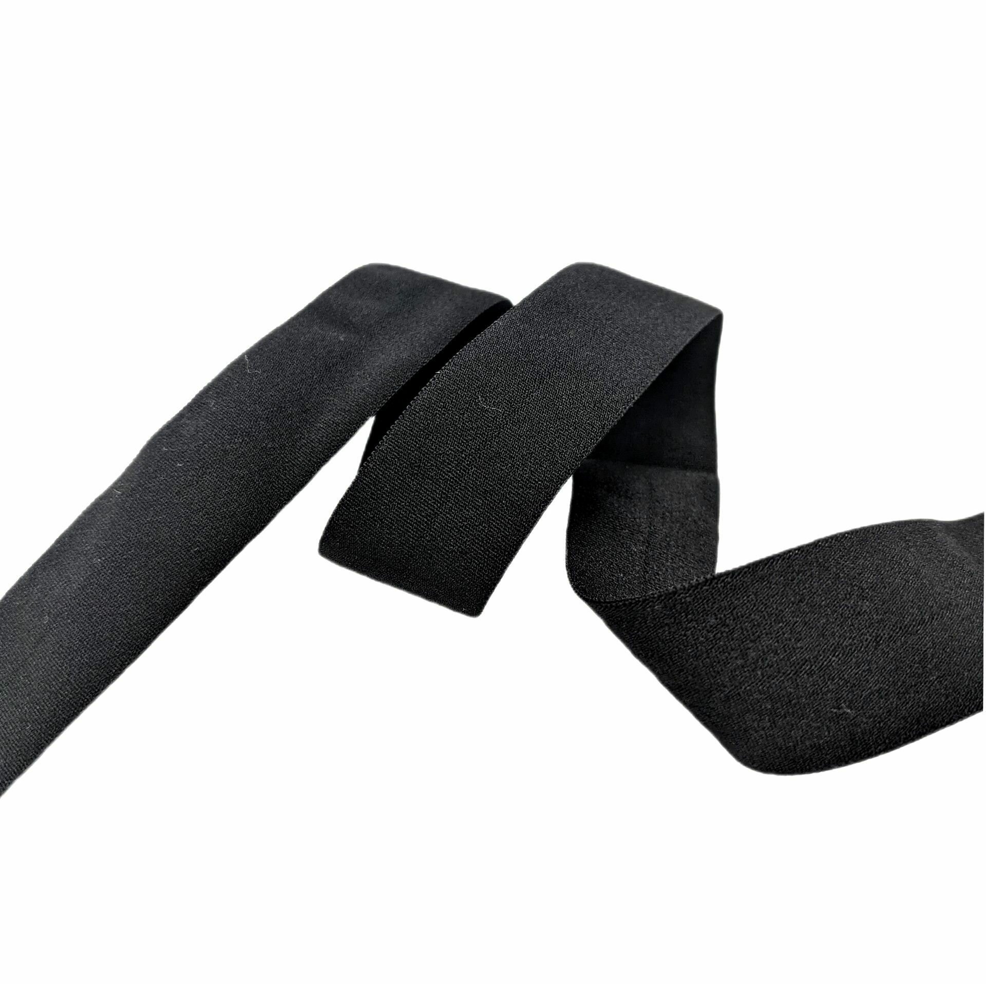 Резинка бельевая окантовочная (бейка эластичная) матовая шир.30 мм, 10 метров, черная