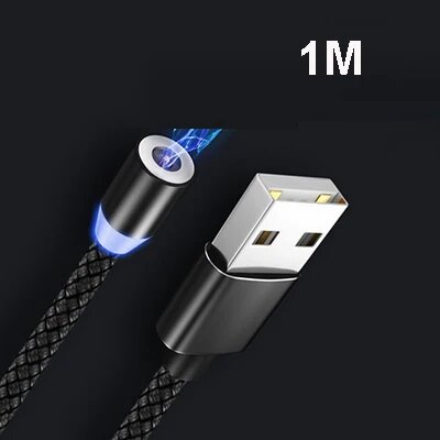 Магнитный кабель USB Type-C, 1 м, Only Cable Black