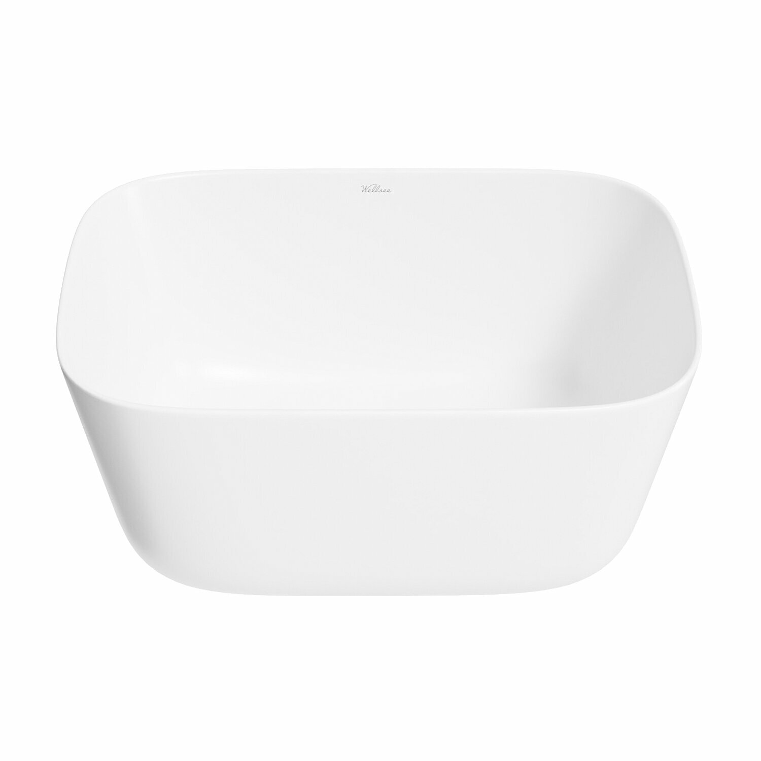 Накладная раковина в ванную комнату Wellsee Fontenay Paris 323303000: прямоугольная раковина, ширина умывальника 45 см, цвет глянцевый белый