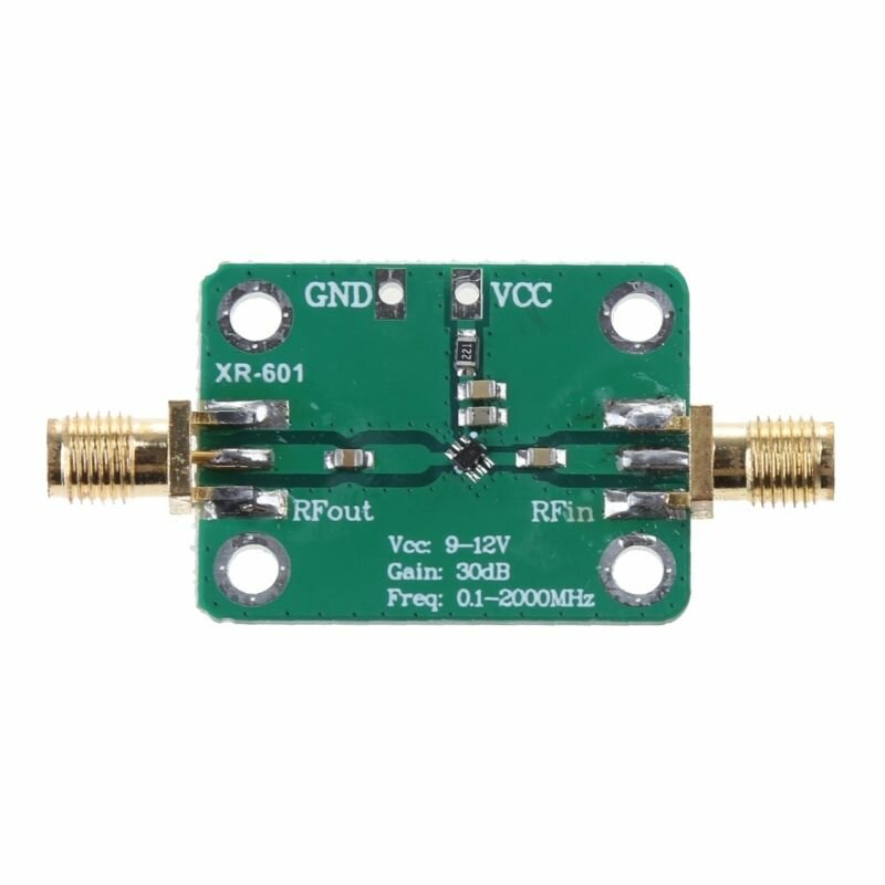0,1-2000 МГц 2 ГГц широкополосный радиочастотный малошумящий усилитель LNA модуль усиления 30 дБ для FM-радио приемника дистанционного управления