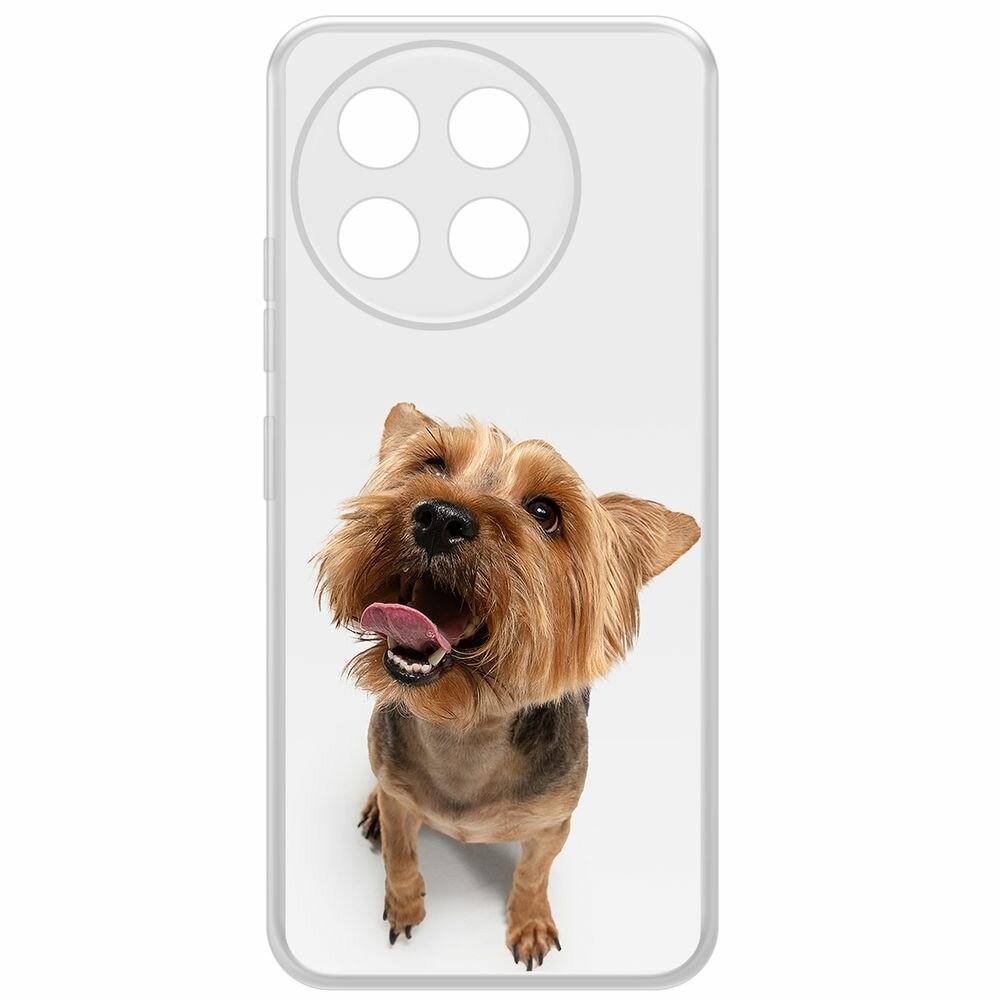 Чехол-накладка Krutoff Clear Case Йоркширский терьер для TECNO Spark 30 Pro