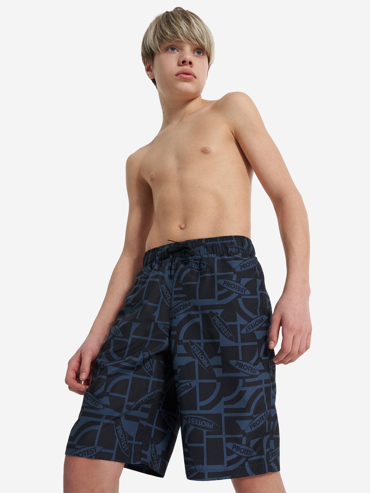 Шорты для плавания PROTEST Surf Boys Swimming Shorts, размер 158-164, черный — фото 1