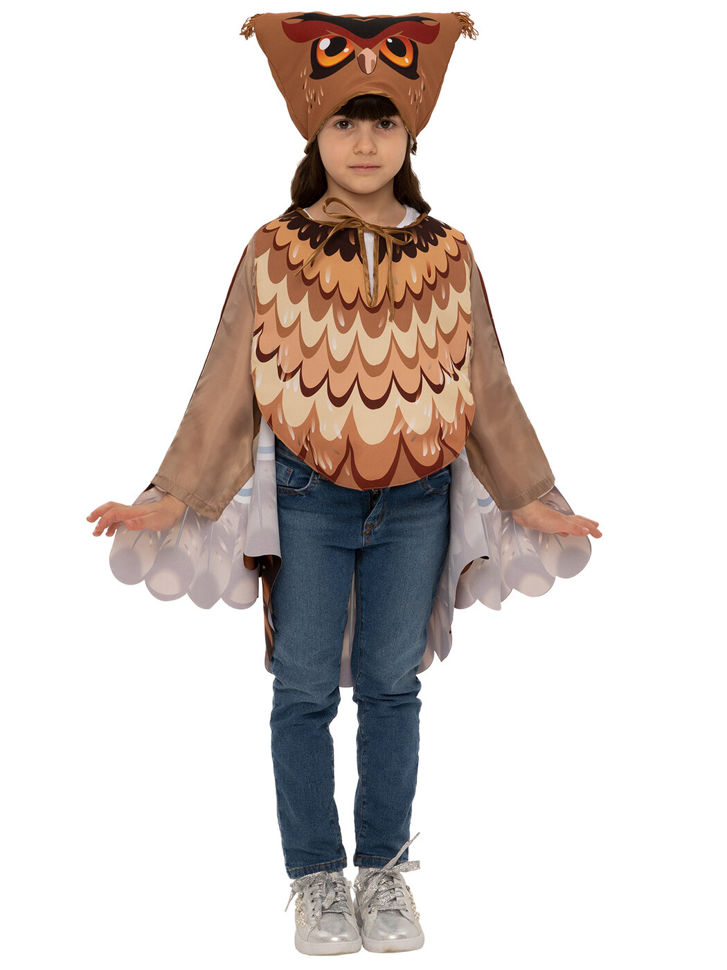 Детский карнавальный костюм лесная Сова на рост 116-122 (размер 30)
