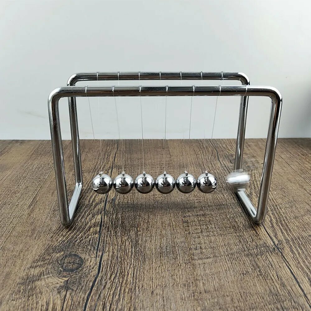 Маятник "Шары Ньютона" серебро 18*9*13 см