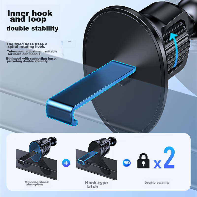 Biaze Car Phone Holder, Car Navigation Mount, Air Vent Holder, Car Interior Accessory