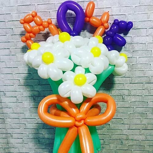 Воздушные шары цветы "Ромашки для Дочки"