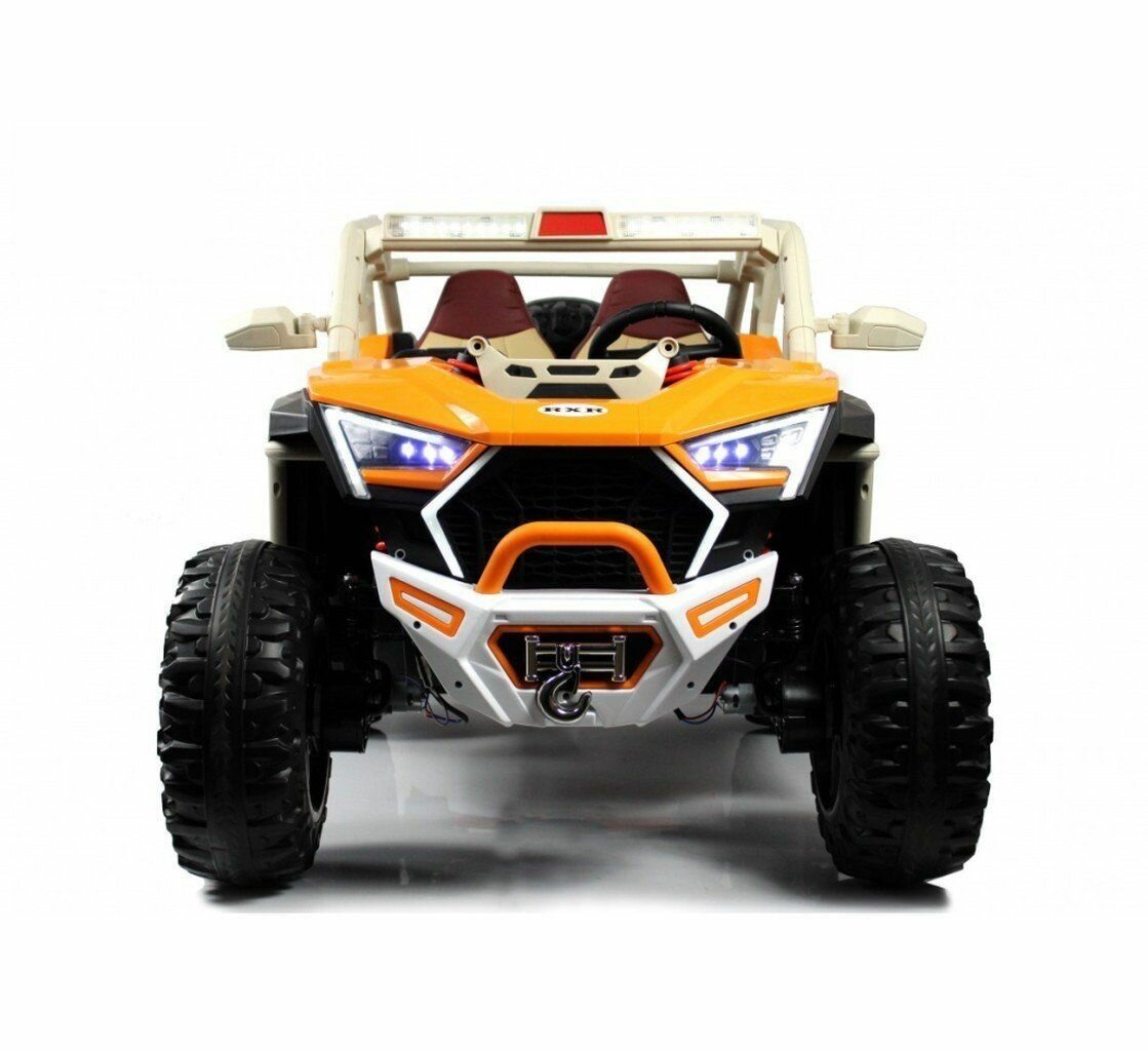 Электромобиль детский "Багги" 4WD E001EE, оранжевый, полный привод, 2 места