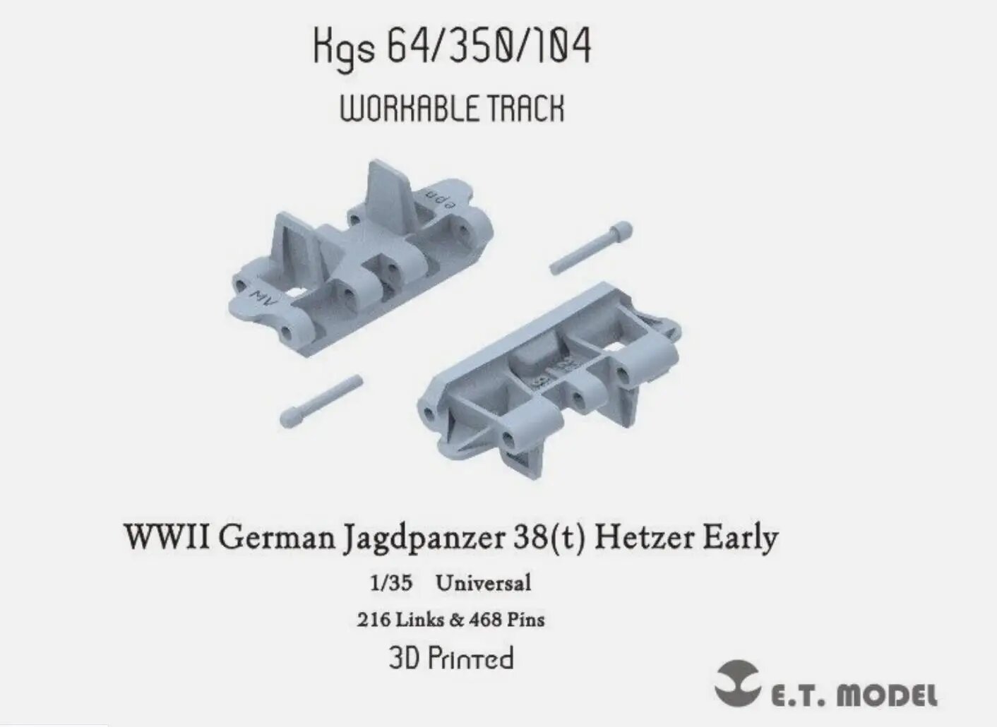 Модель танка Jagdpanzer 38(t) Hetzer ET Model P35-008 1/35