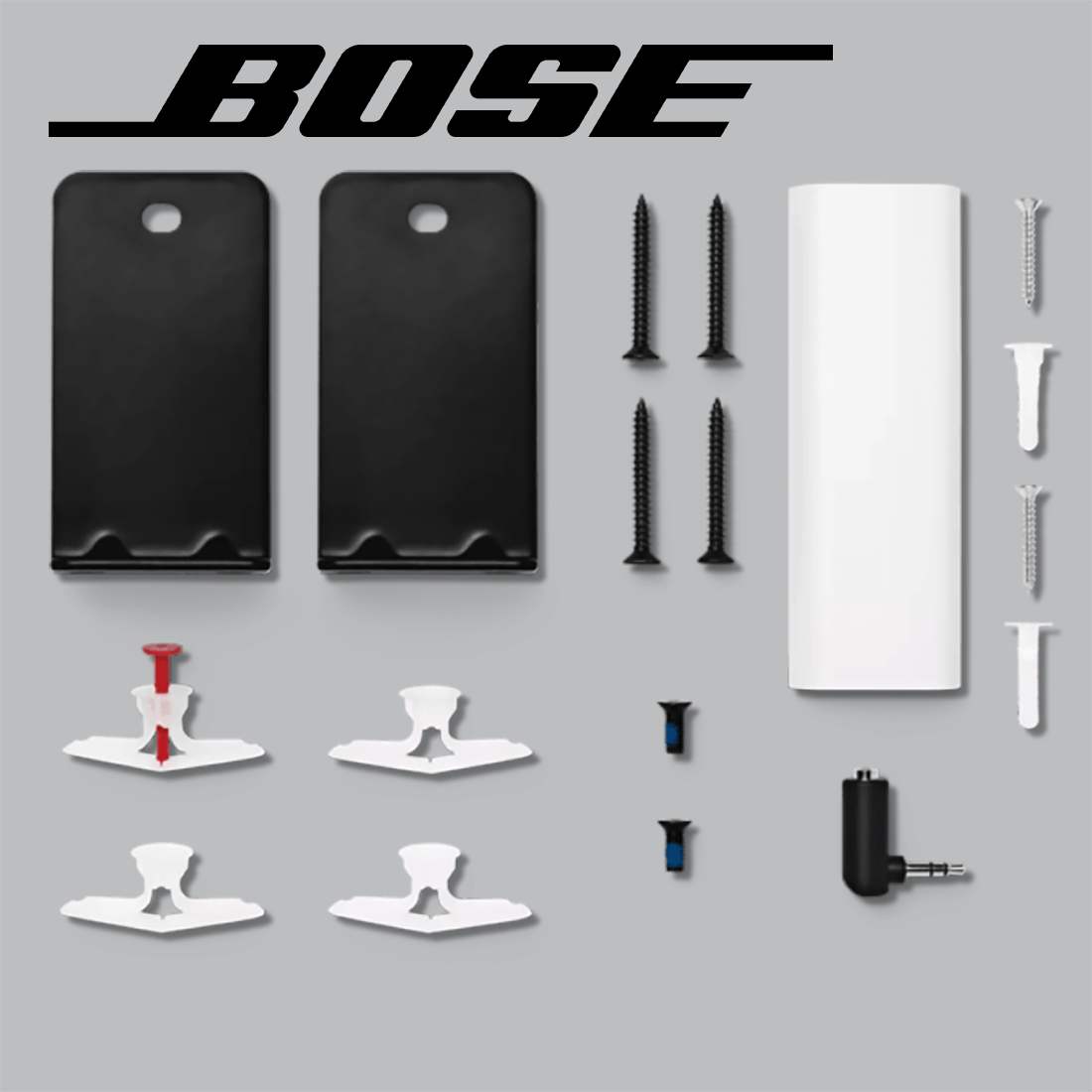 Кронштейн для саундбара Bose Soundbar Wall Bracket, для серии Smart Soundbar, фиксированный, чёрный