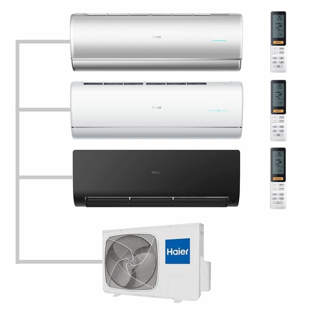 Мульти сплит-система настенная Haier AS25S2SJ2FA-S/AS35S2SJ2FA-W/AS35S2SF2FA-B / 3U70S2SR5FA Inverter