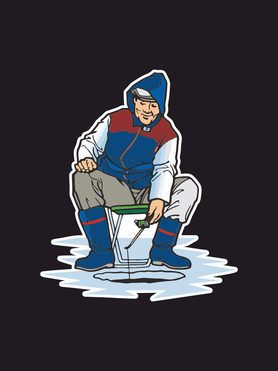 Наклейка на авто Рыбак рыболов 20x17 см.