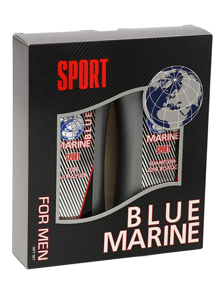 Festiva Набор подарочный косметический для мужчин Blue Marine Sport mini, 1 шт