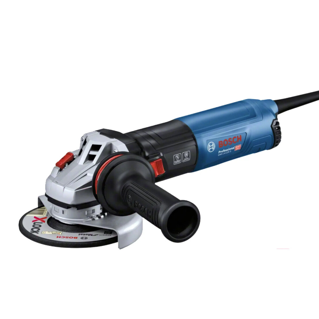Угловая шлифмашина Bosch GWS 14-125 S, 1400 Вт, диаметр диска 125 мм, синий