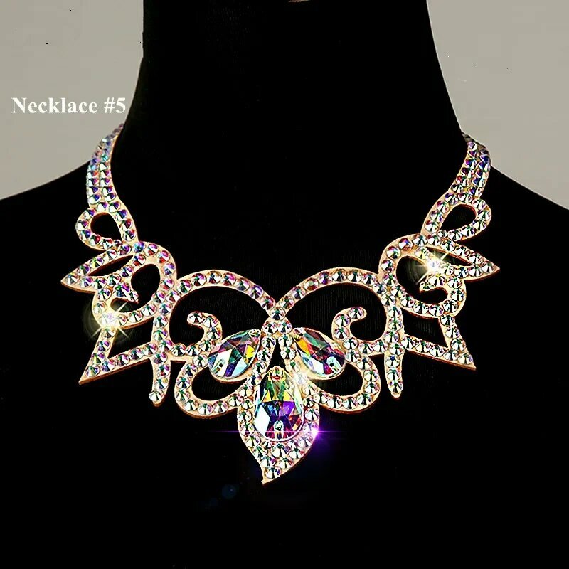 Хрустальное ожерелье для танца живота Necklace 5