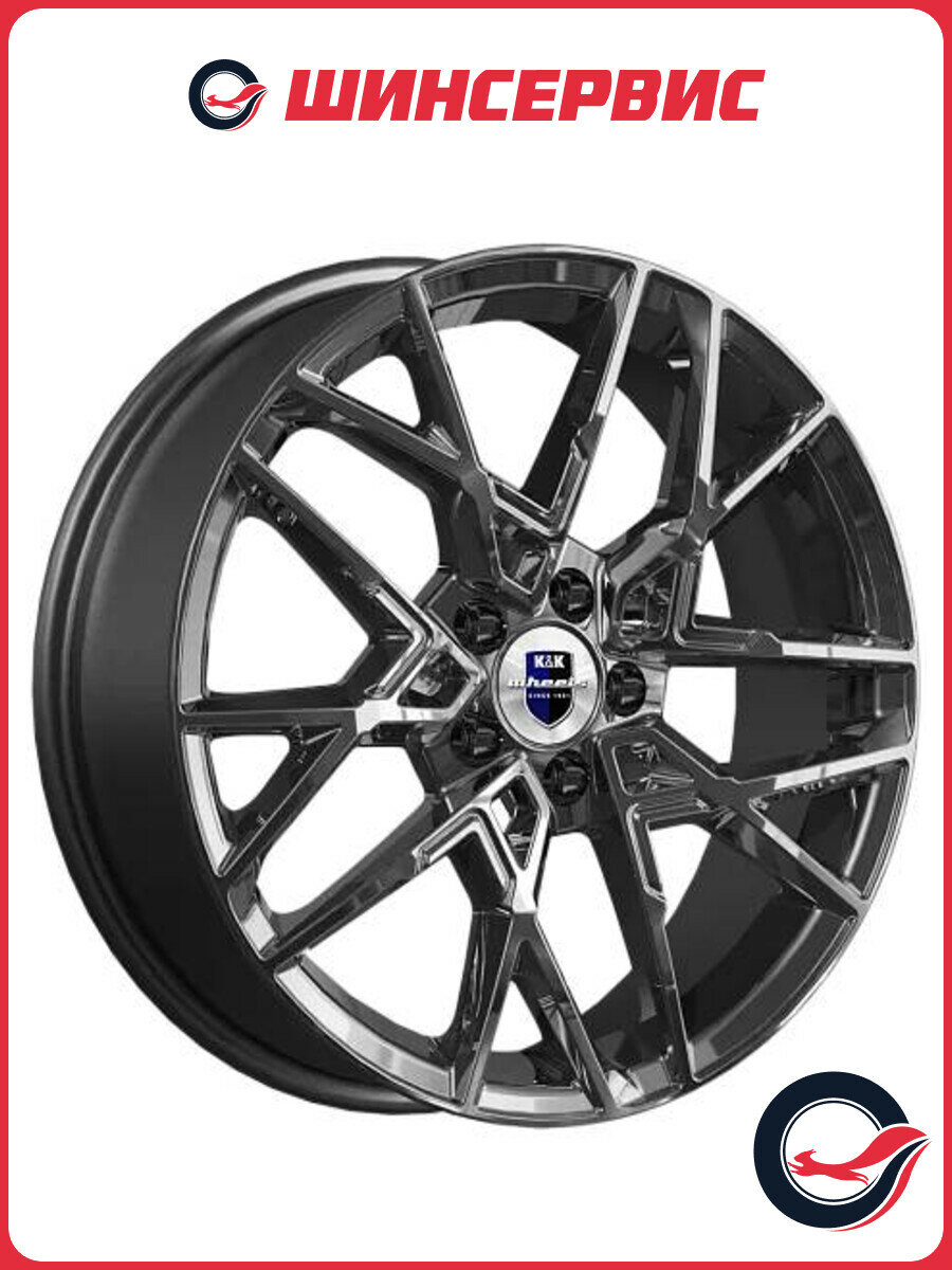 Литой колесный диск КиК Вудроф R18x7.0J 5x114.3 ET53 ЦО54.1 для автомобиля