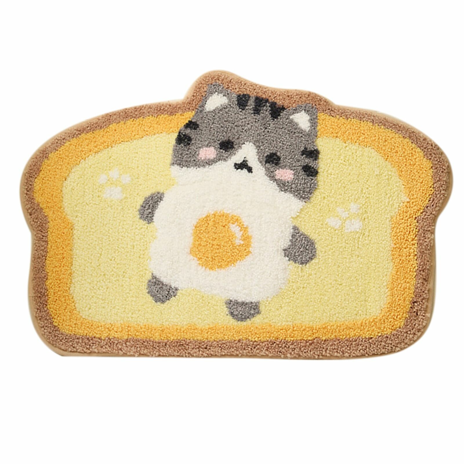 Креативный мультяшный коврик для пола из серии toast-серый кот