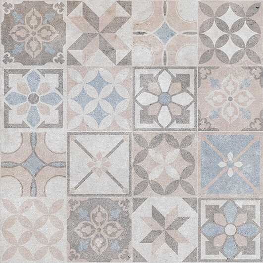 LB-CERAMICS Керамогранит Македония пэчворк, 45x45 8 мм, арт. 6246-0057 (цена за 0.2025 м2)