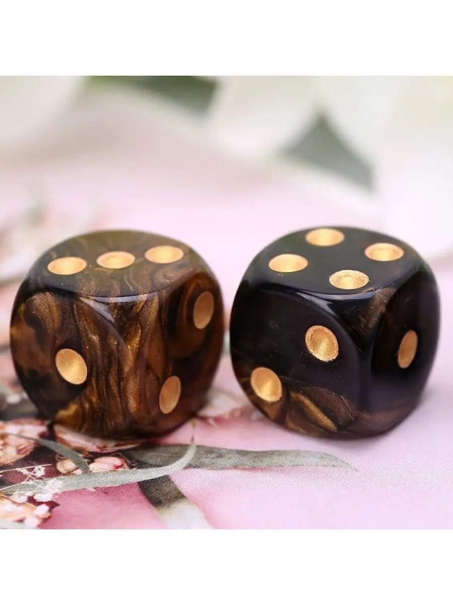 Кубик игральный. 16 мм. 2 шт