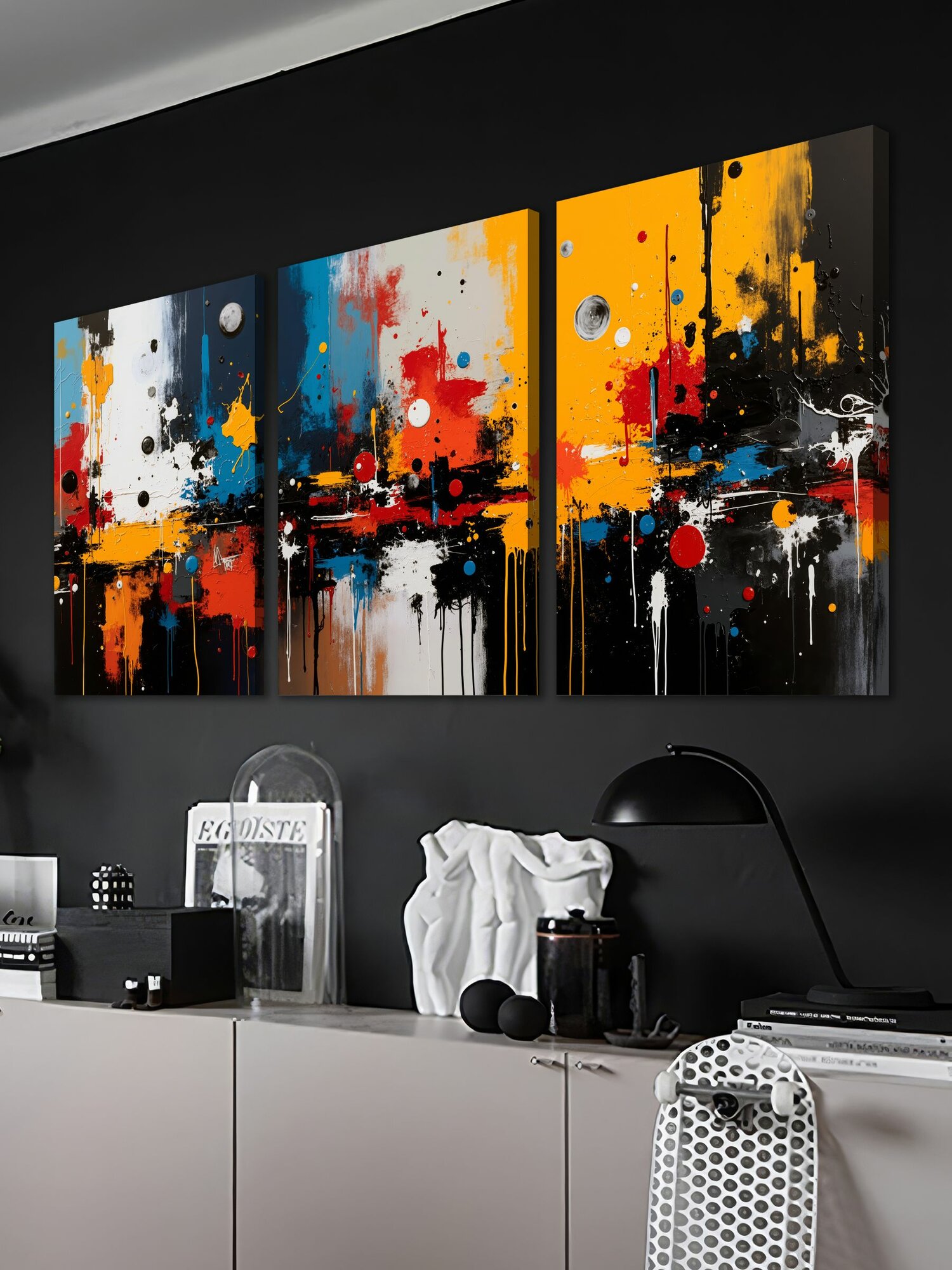 Картина на стену модульная "Артэ Люмо", 150 см х 70 см