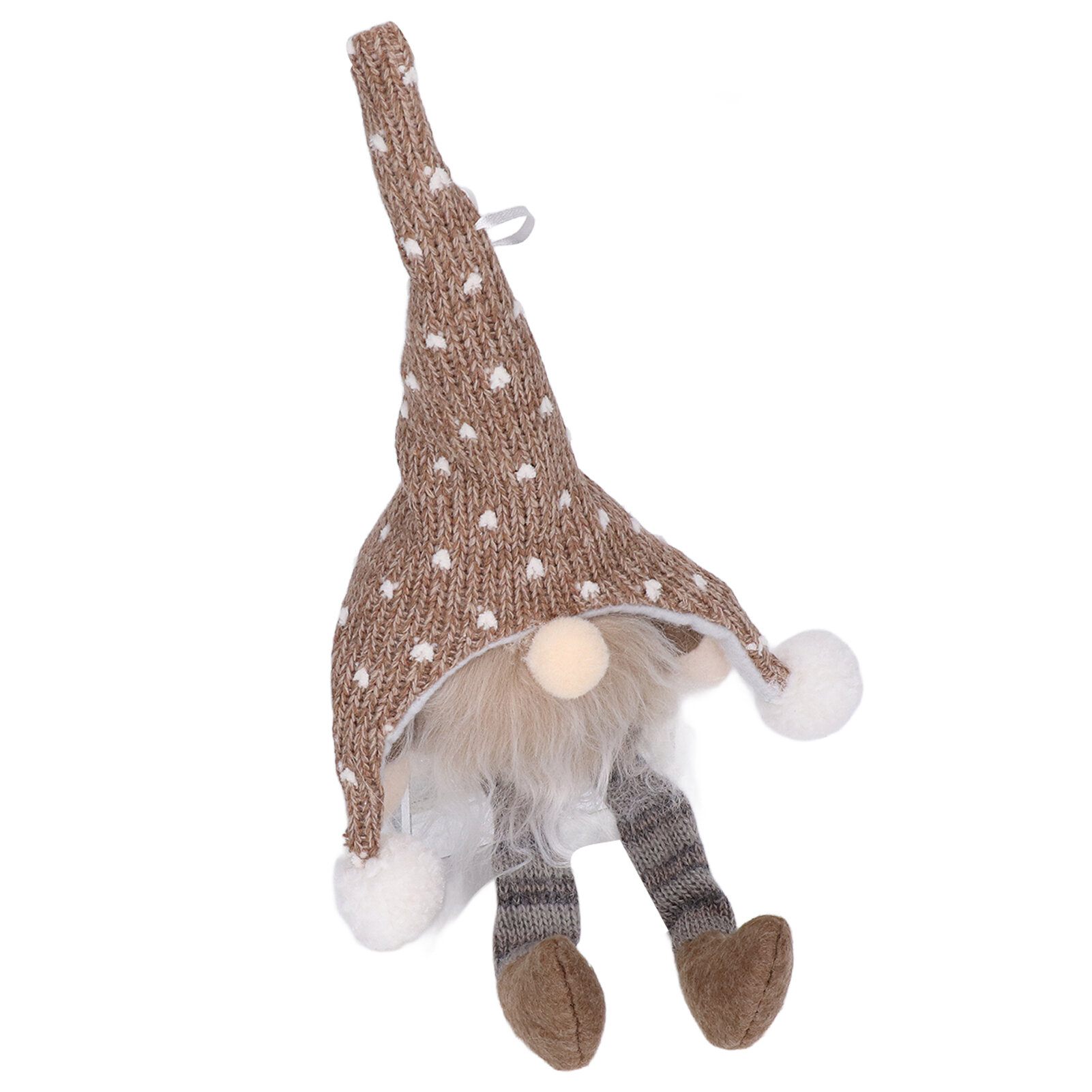 LED Light Christmas Gnome Decoration Xmas Gnome Ornament Christmas Tree Pendant для дома праздник Brown YV0036705, размер 35x9.5x6 см, вес 49 г, материал ткань и электронные компоненты, батарейки 3xLR1130 included