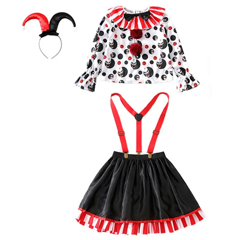 Костюм клоуна Арлекин женский полиэстер XXXL, 4098A