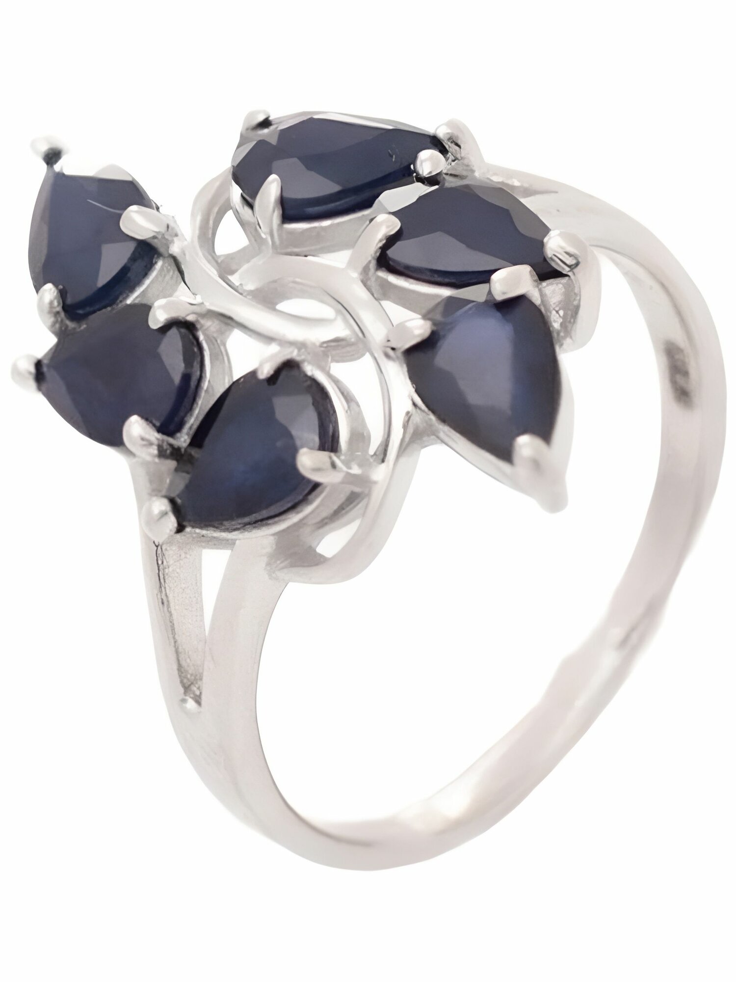 Кольцо тонкое, серебро, 925 проба, родирование