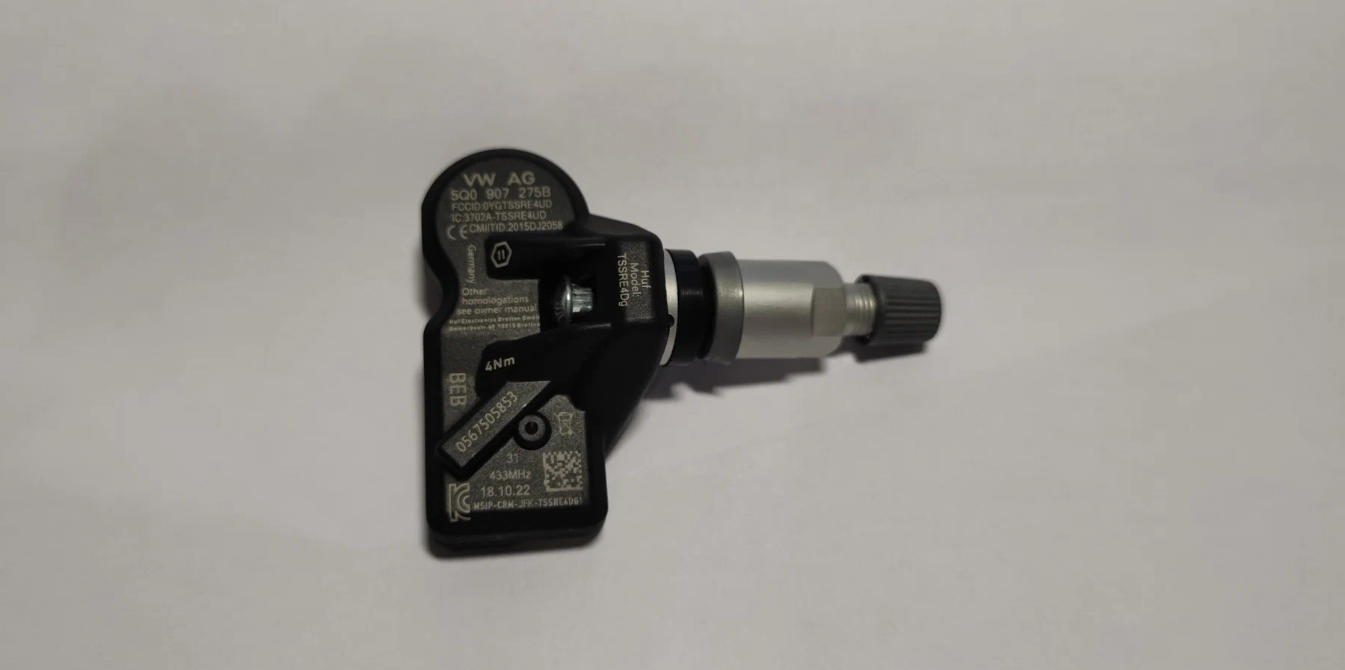 Датчик давления в шинах Huf 5Q0907275B, для Porsche/Skoda/VW/Bentley/Audi, для разных авто
