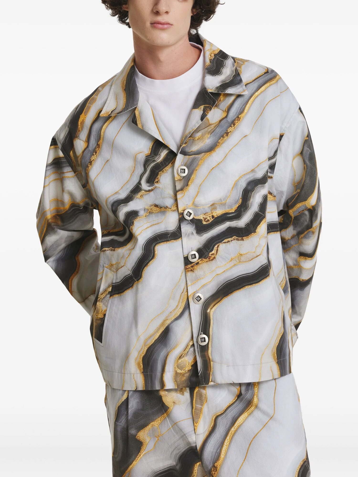 Рубашка Marble