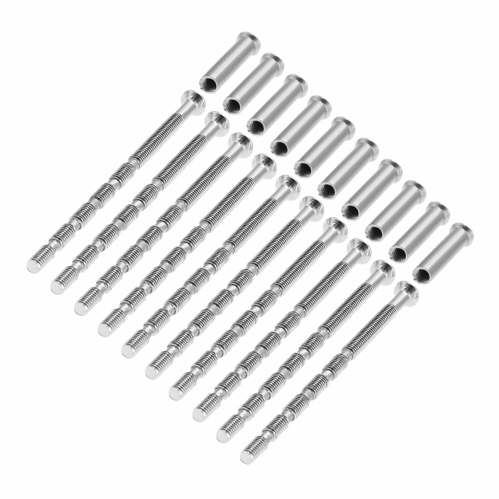 10 комплектов винтов M3x60 + M3x16 мм, рукав, дверная ручка, рычаг, болт, соединитель, крепежный режущий паз, набор винтов для крепления дверного замка