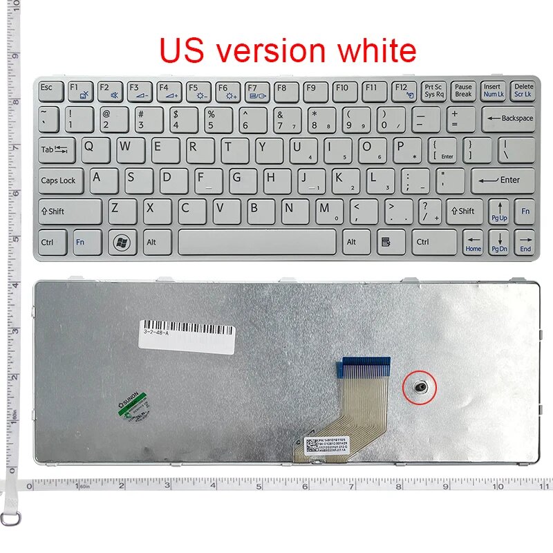 Клавиатура GZEELE для Sony VAIO E11 Белый, US White