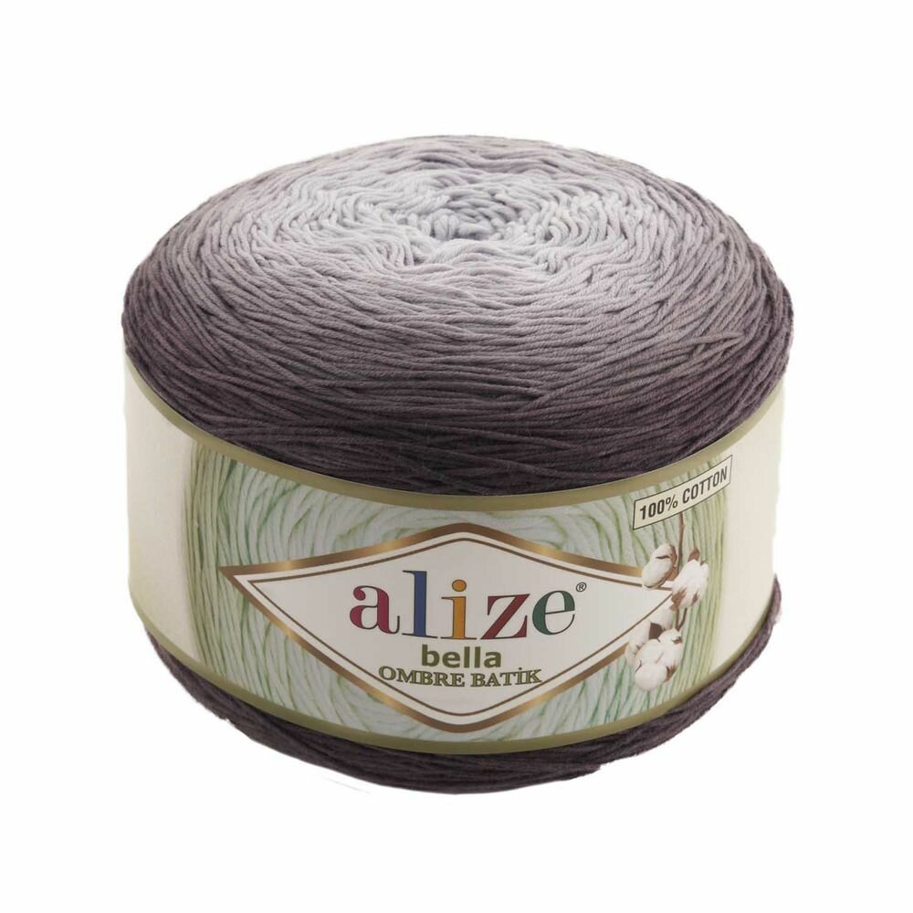 Пряжа Alize Bella Ombre Batik 7411 (1 моток по 250г/900м)