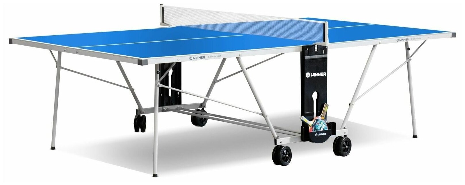 Теннисный стол всепогодный "Winner S-600 Outdoor" (274 х 152,5 х 76 см) с сеткой
