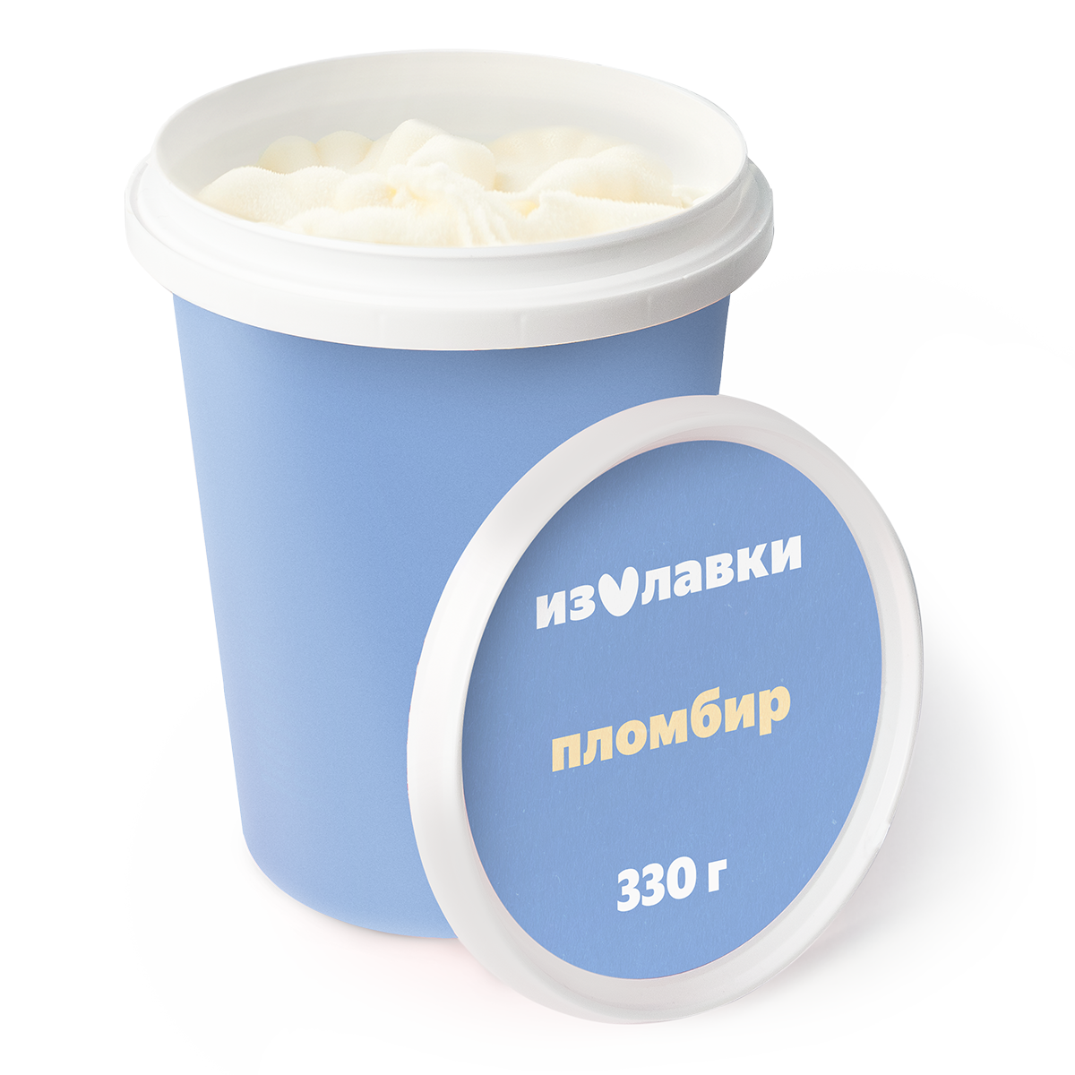 Мороженое пломбир "Из Лавки", ванильное, 330 г, не выше −18 °C