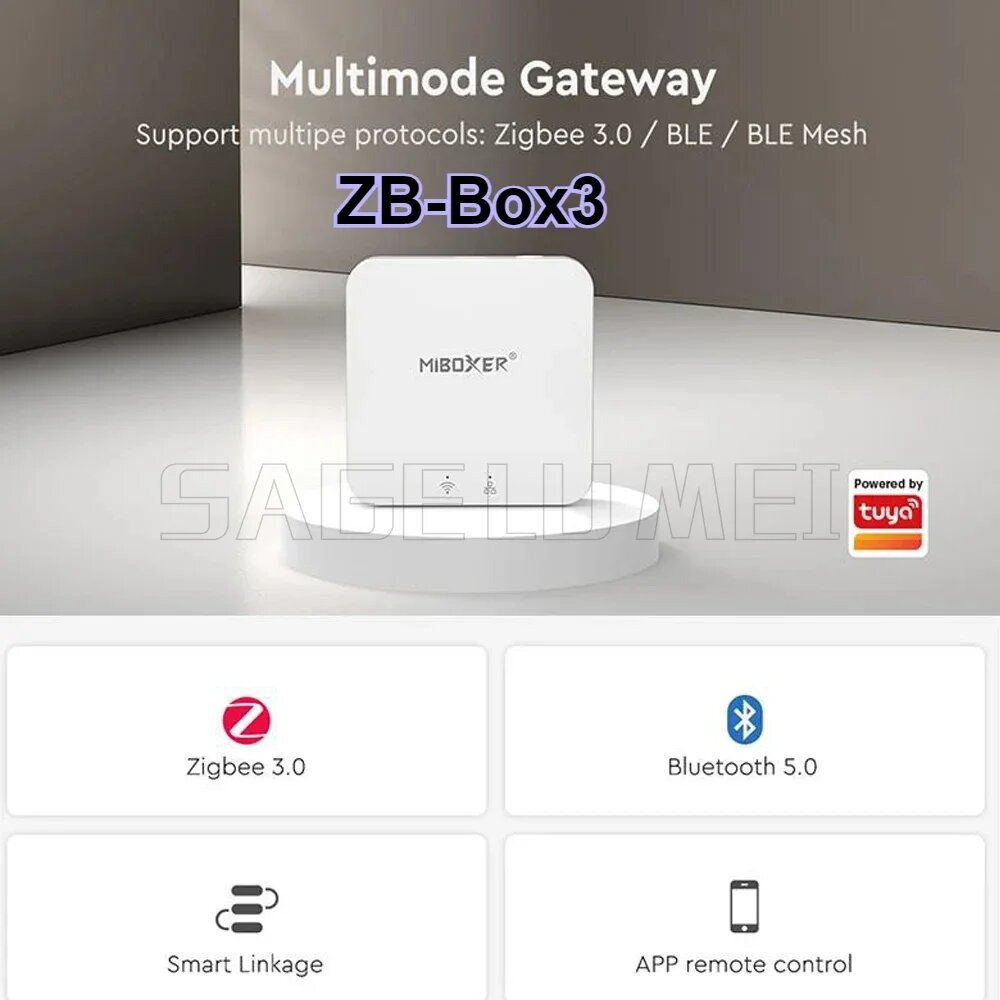 Miboxer ZB-Box3 Шлюз Zigbee 3.0 для умного дома