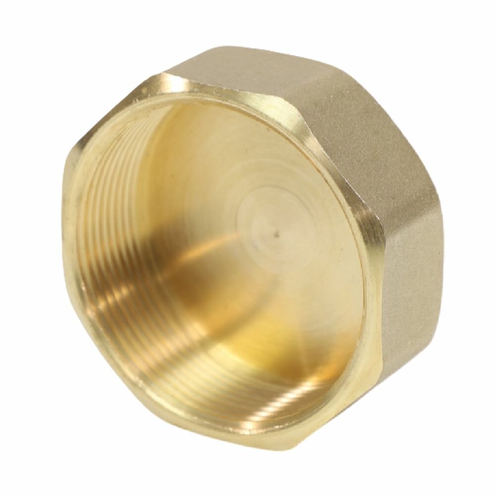 Заглушка латунь Ду 50 (2") ВР VALFEX VF.590. L.200