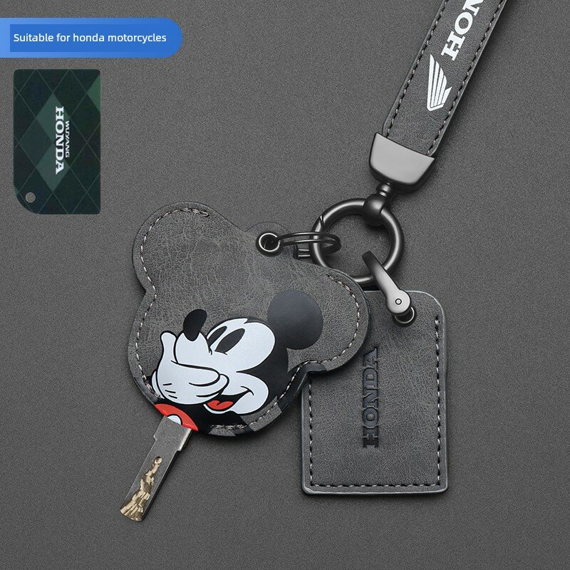 Кейс NFC с Mickey для ключа Honda NWF125/NWG150/NSP190, серый защитный чехол для карты, комплект