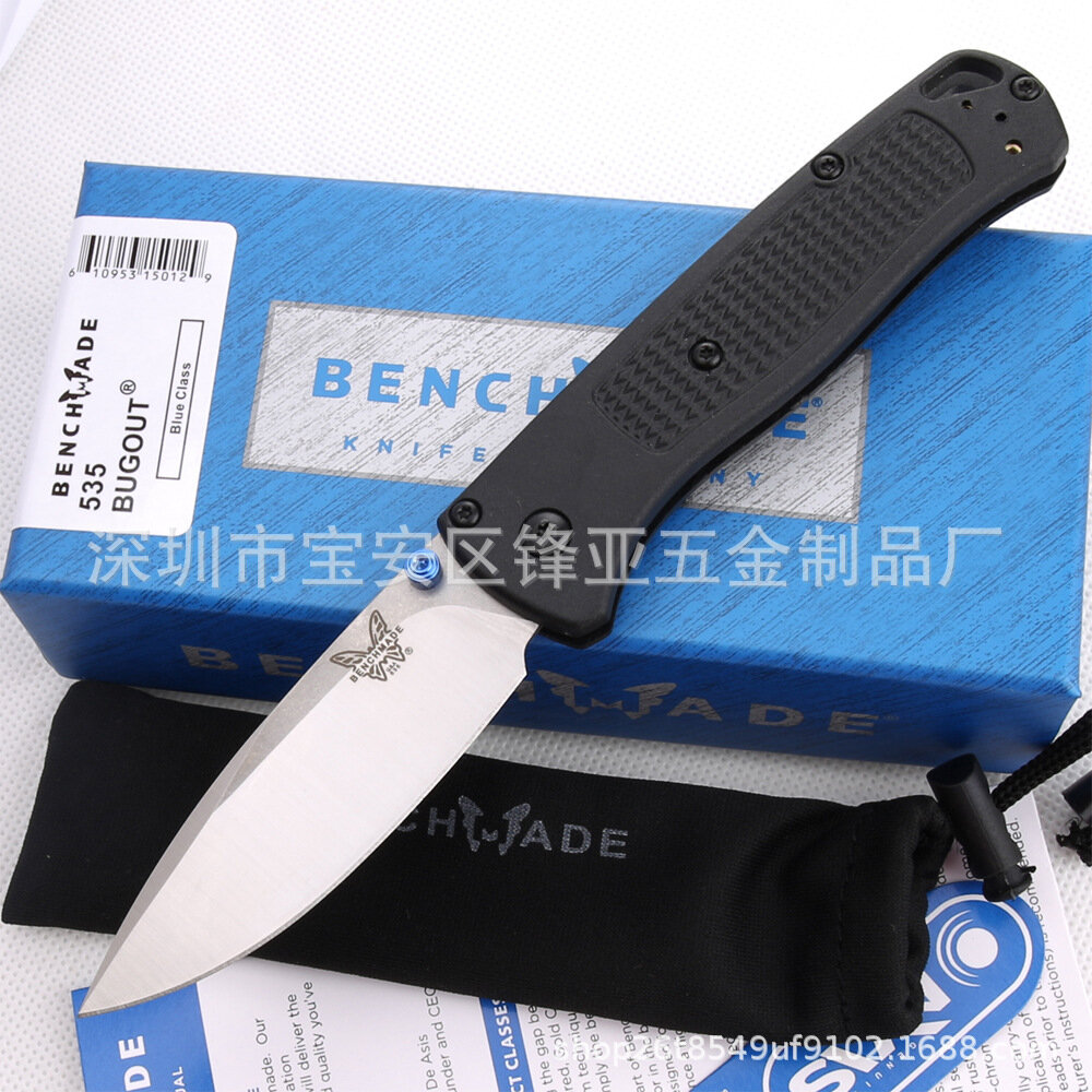 Нож Benchmade Butterfly -434.999999999% off CNC с высокой твердостью, острый BM535, складной портативный карманный нож для кемпинга на открытом воздухе